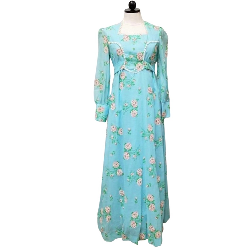Cottagecore Prairie Dream Dress - Gem
